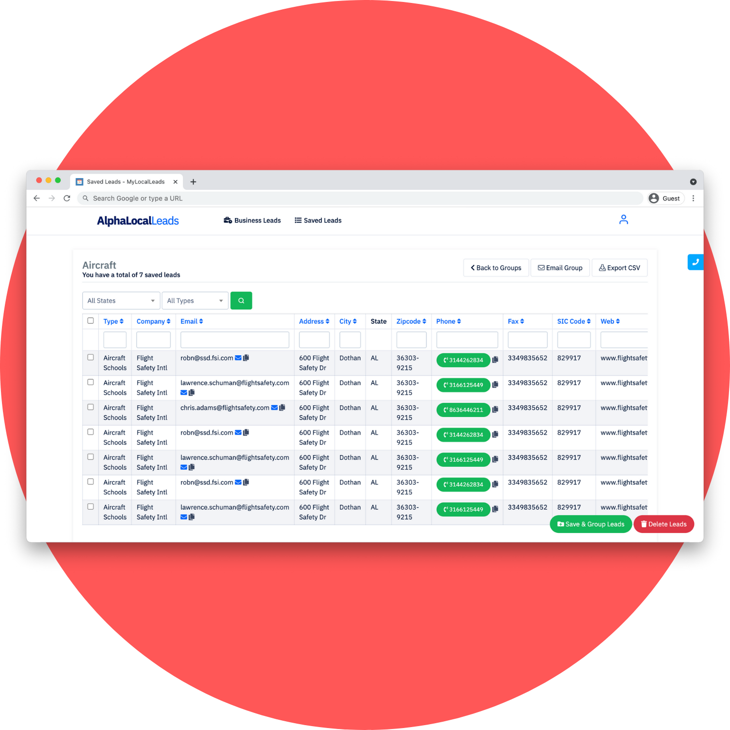AlphaLeads - Sales Page