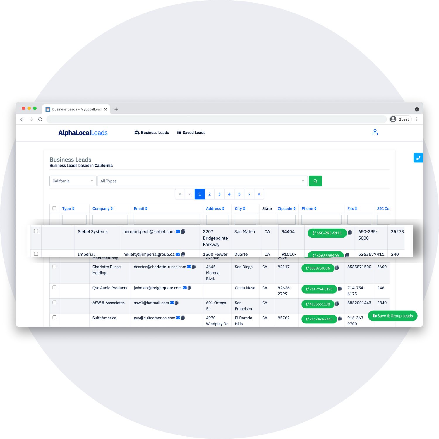 AlphaLeads - Sales Page