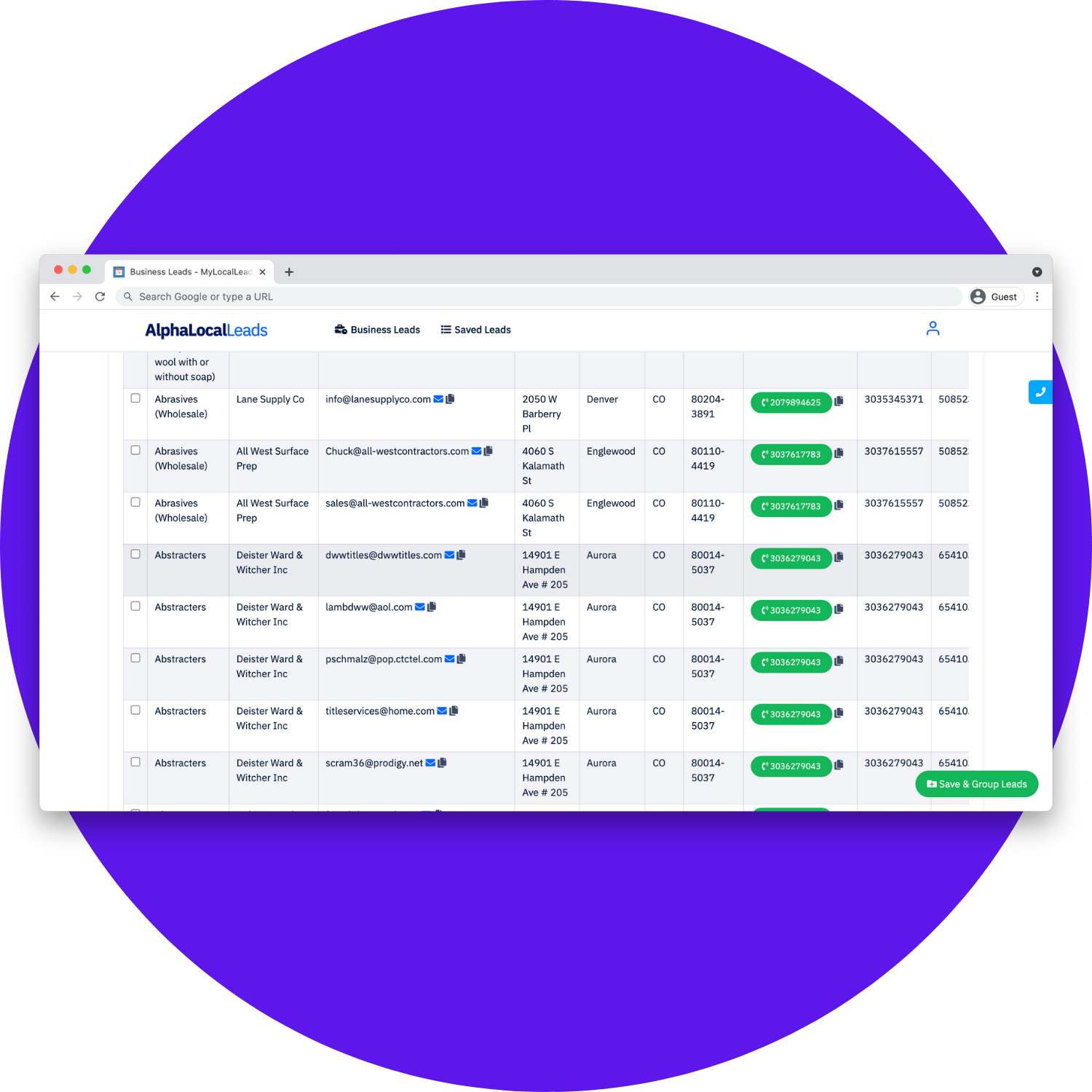 AlphaLeads - Sales Page