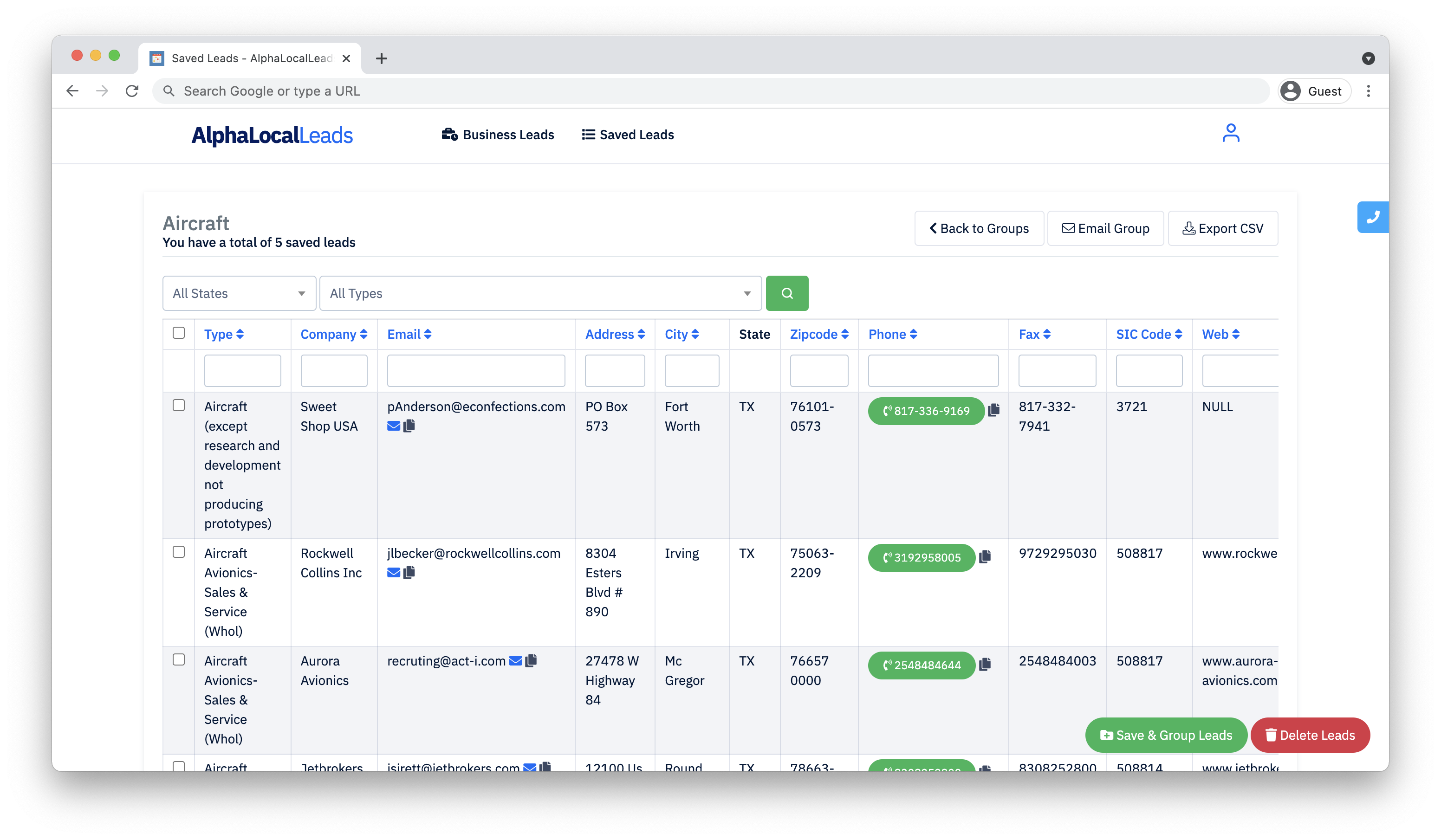 AlphaLeads - Sales Page